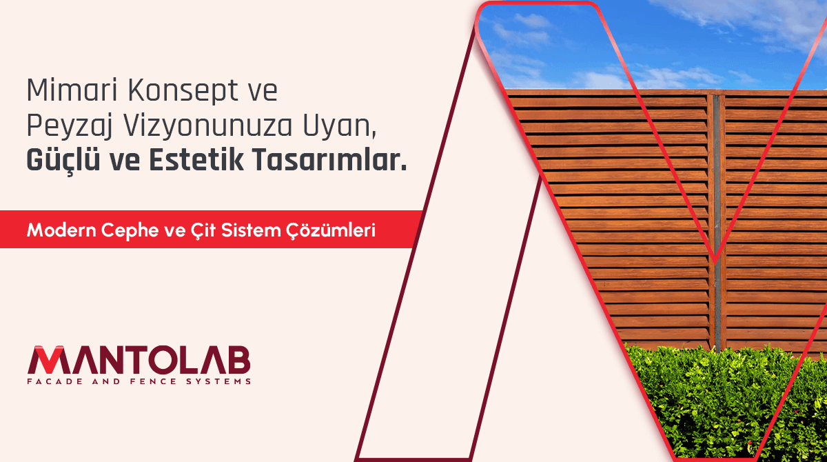 Dekoratif Bahçe Çiti Modelleri | Mantolab Çit Sistemleri